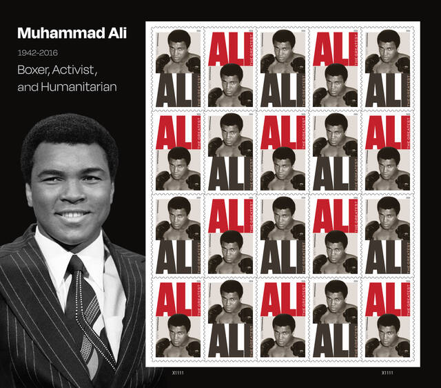 Postal Service unveils new Muhammad Ali stamp in champ’s hometown