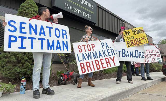 Protesters call for state gift ban and end to Pittsburgh rodeo at Sen ...