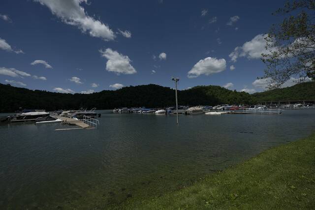 High water levels at Yough River Lake impede boaters