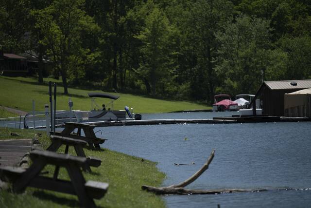 High water levels at Yough River Lake impede boaters