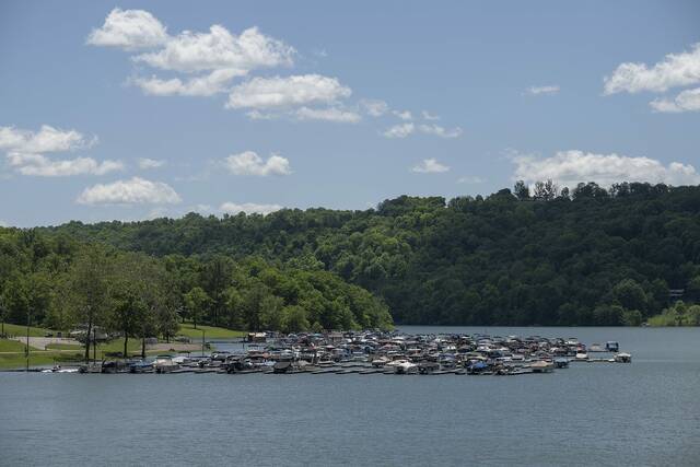 High water levels at Yough River Lake impede boaters