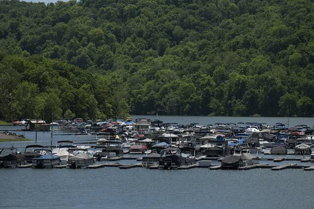 High water levels at Yough River Lake impede boaters