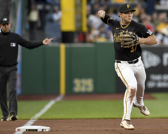 With Konnor Griffin dealing with forearm soreness, Pirates call up ...